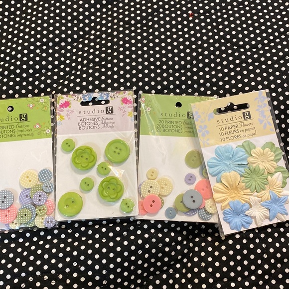 Studio G | Office | Studio G 3 Packs Of Buttons One Pack Of Paper ...